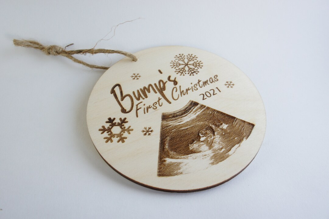Bumps First Christmas Baby Announcement Pregnancy Scan - Etsy