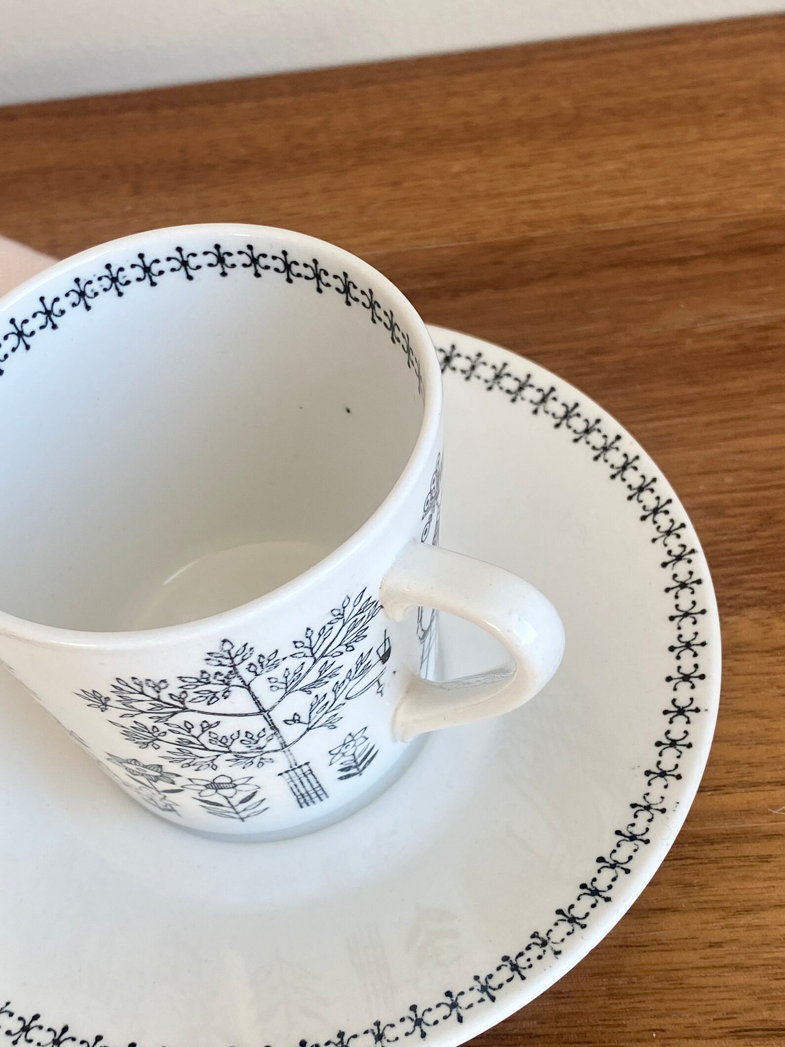 RARE! Arabia Finland emilia Coffee Cup and Saucer - Etsy