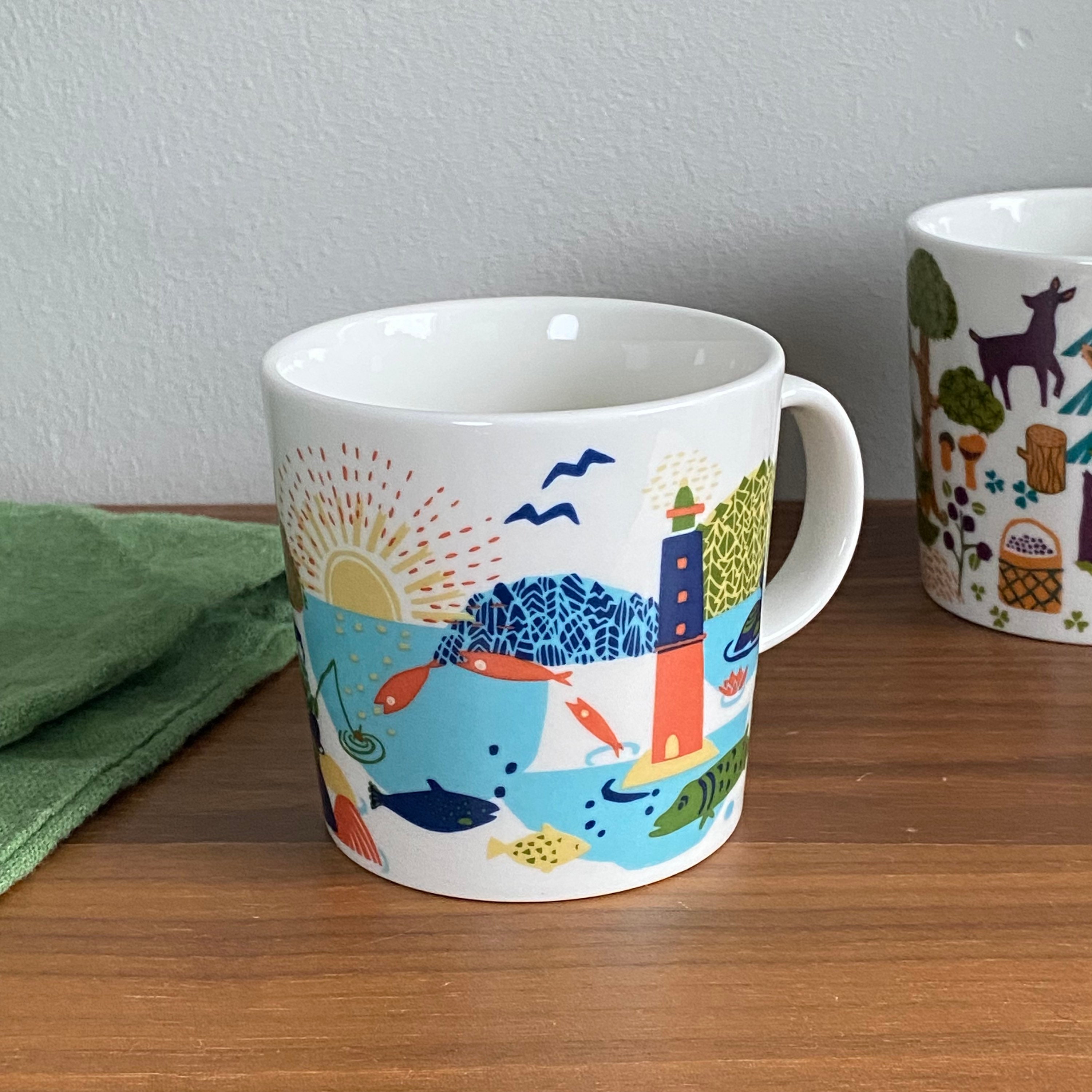 Arabia Finland teema HETKIÄ VESILLÄ Mug - Etsy