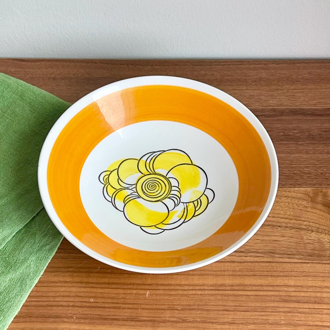 Rare! Rörstrand Canaria deep Plate - Etsy