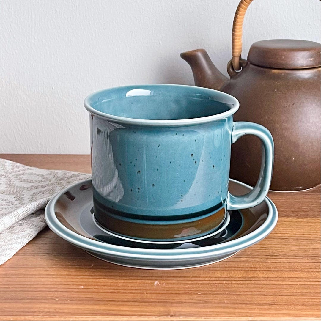 Arabia Finland meri Giant Mug and Saucer - Etsy