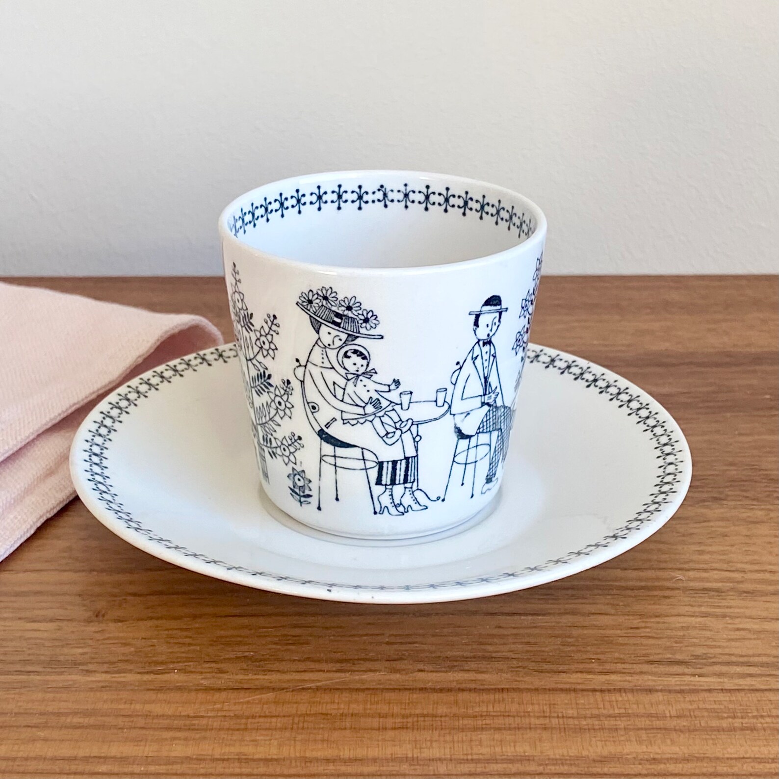 RARE! Arabia Finland emilia Coffee Cup and Saucer - Etsy