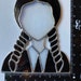 Wednesday Addams Stained Glass Art - Etsy