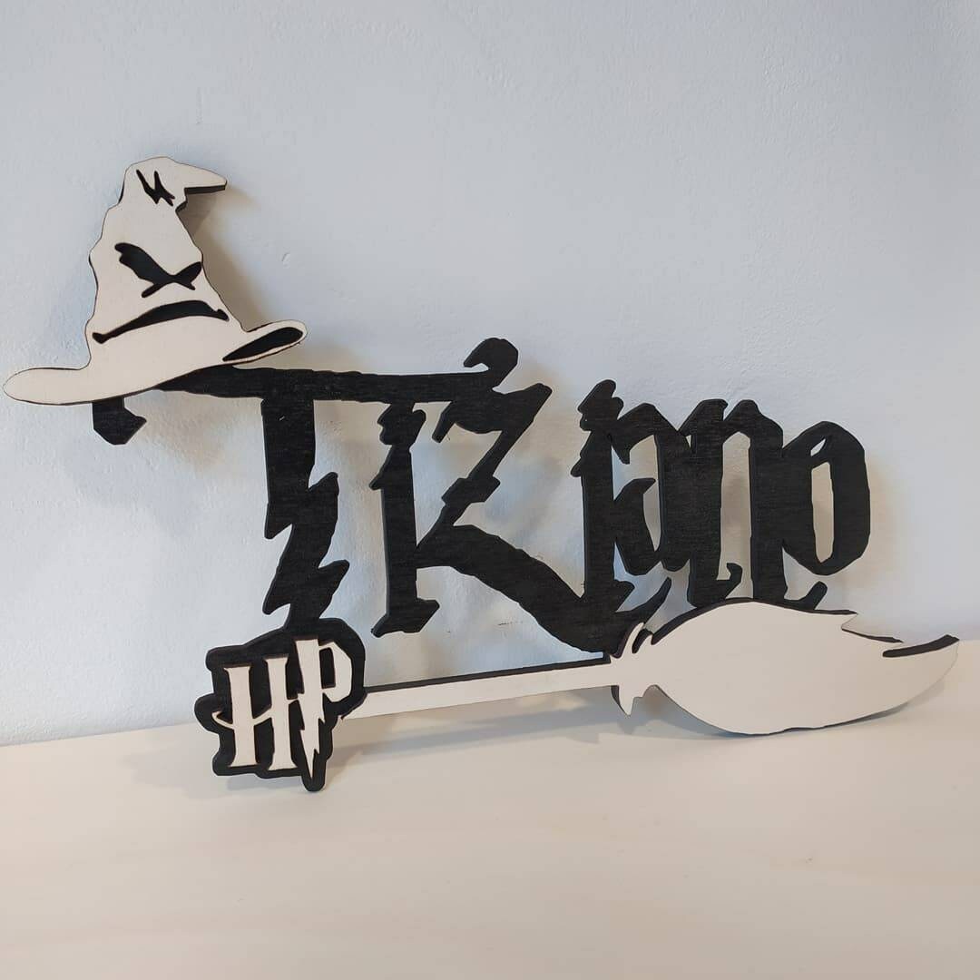 Written Theme Name Harry Potter Style Name Harry Potter Wall Name ...