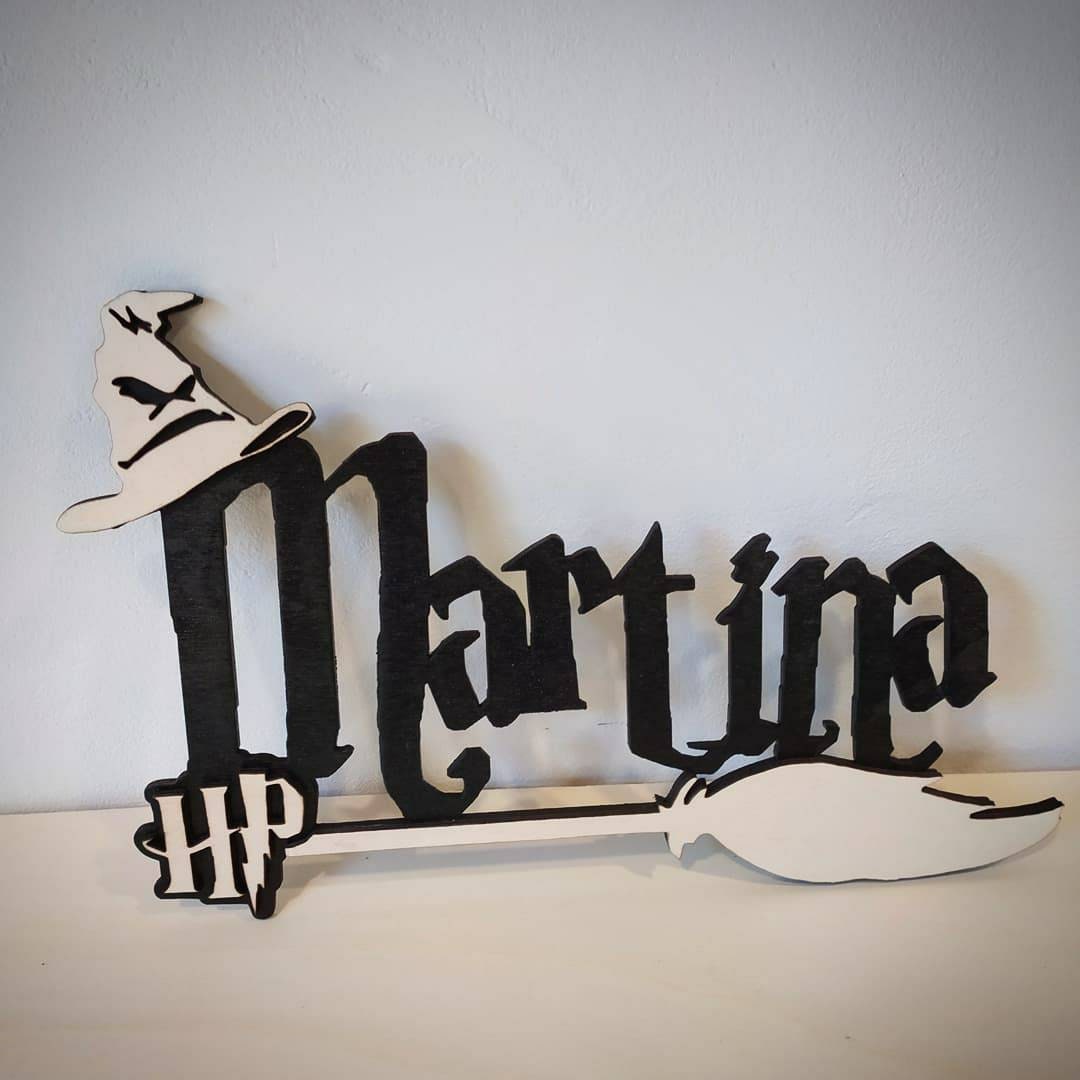 Written Theme Name Harry Potter Style Name Harry Potter Wall Name ...