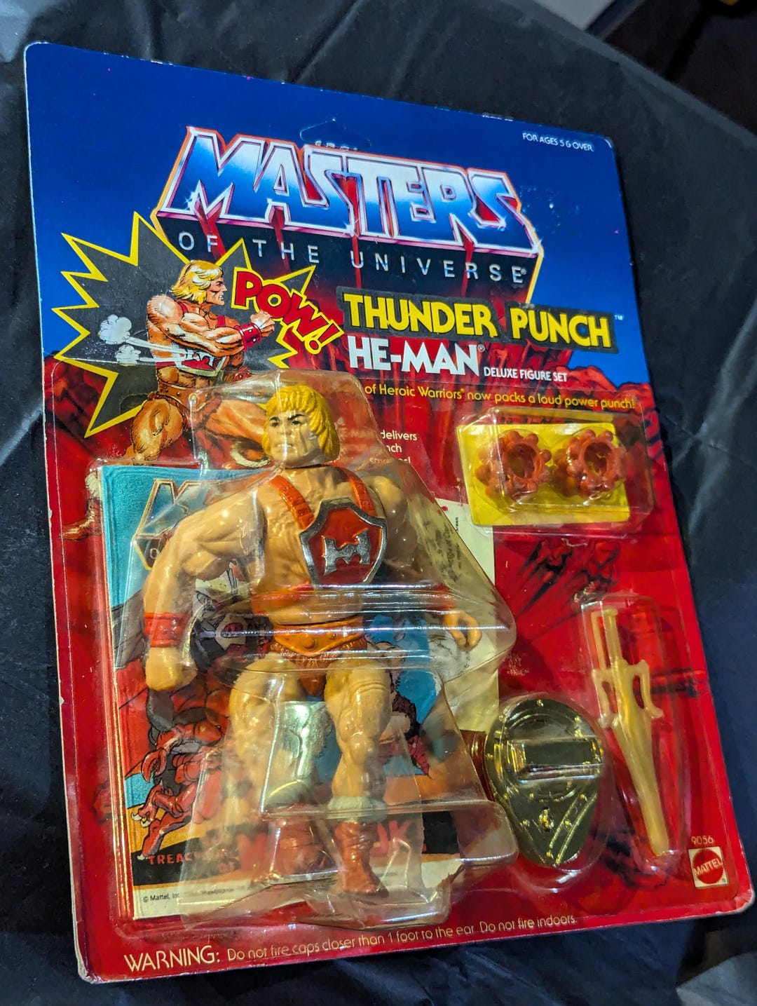 Thunder Punch He-man Figure VINTAGE 1984- UNPUNCHED on Card *rare* Moc ...