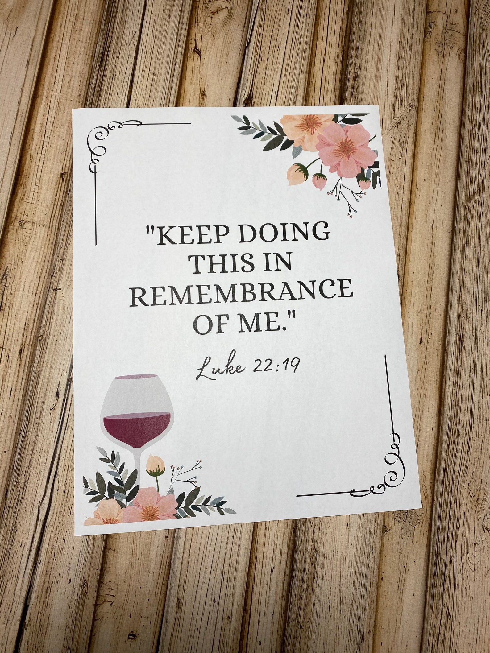 Memorial Poster. Memorial Postcard. Jw Printable Sign. PDF. Spiritual ...
