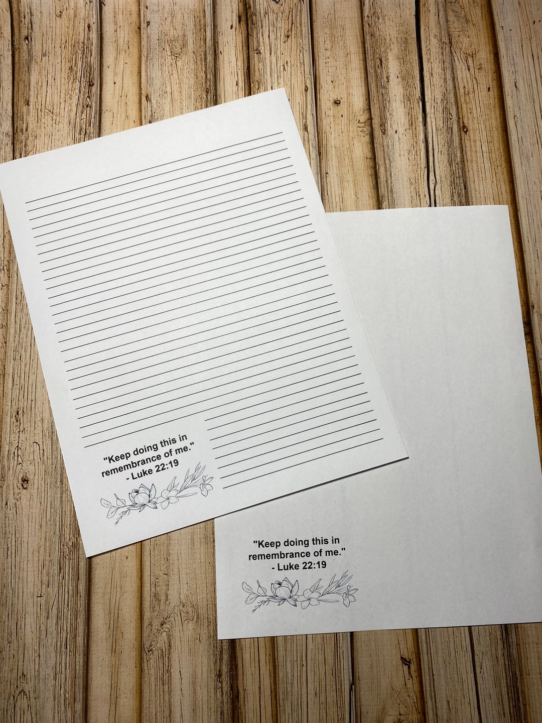 Floral JW Memorial Letter Writing Printable. PDF 8.5"x11". Jw Letter ...