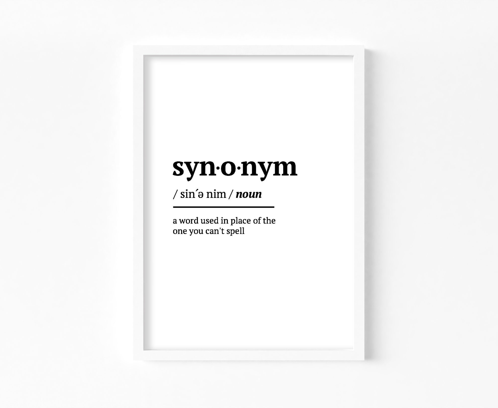 Synonym Definition Art Print Humorous Prints Humorous Wall Etsy synonym-definition-art-print-humorous-prints-humorous-wall-etsy