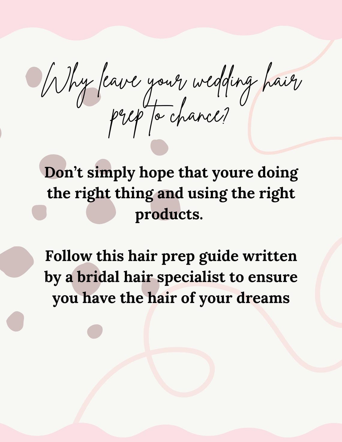 Complete Wedding Hair Prep Guide | Hair Accessories | Product ...