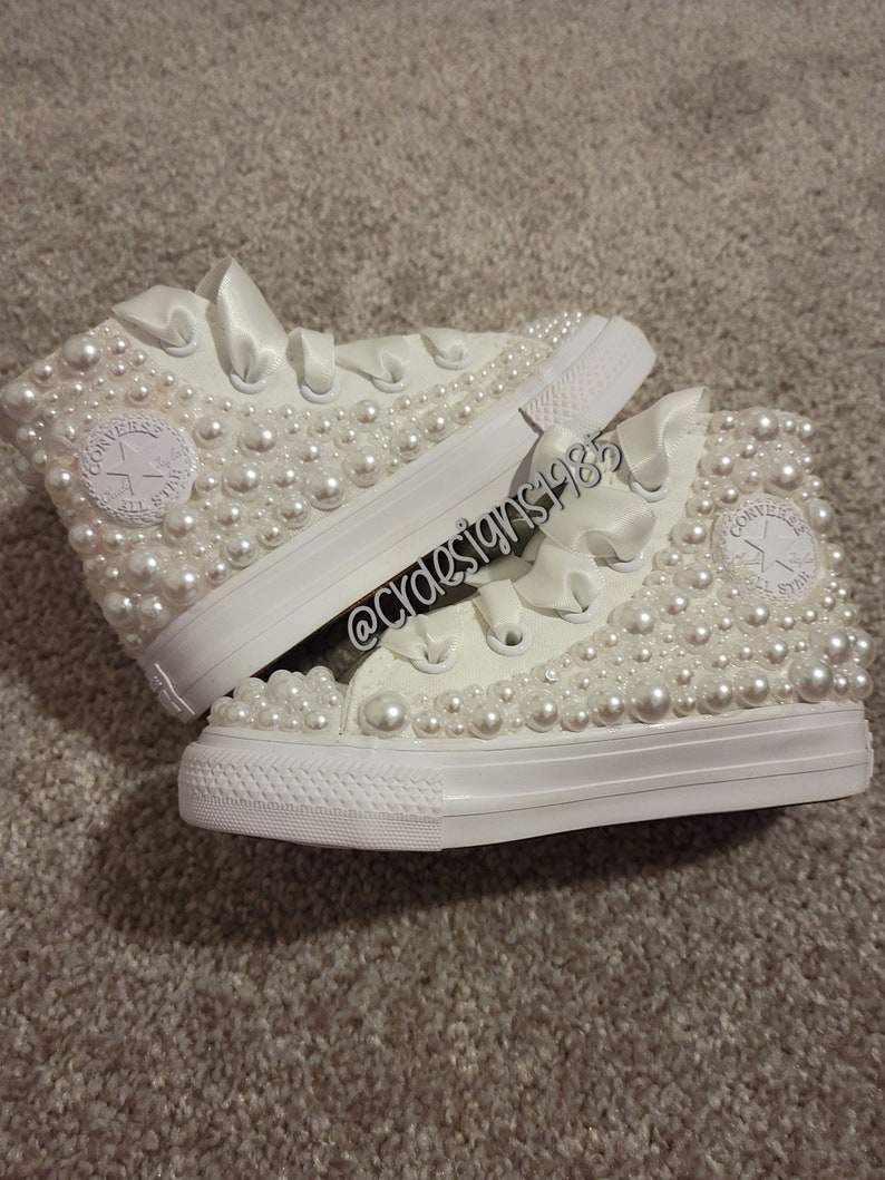 All-star High-top Girls Converse Birthday Converse Wedding - Etsy