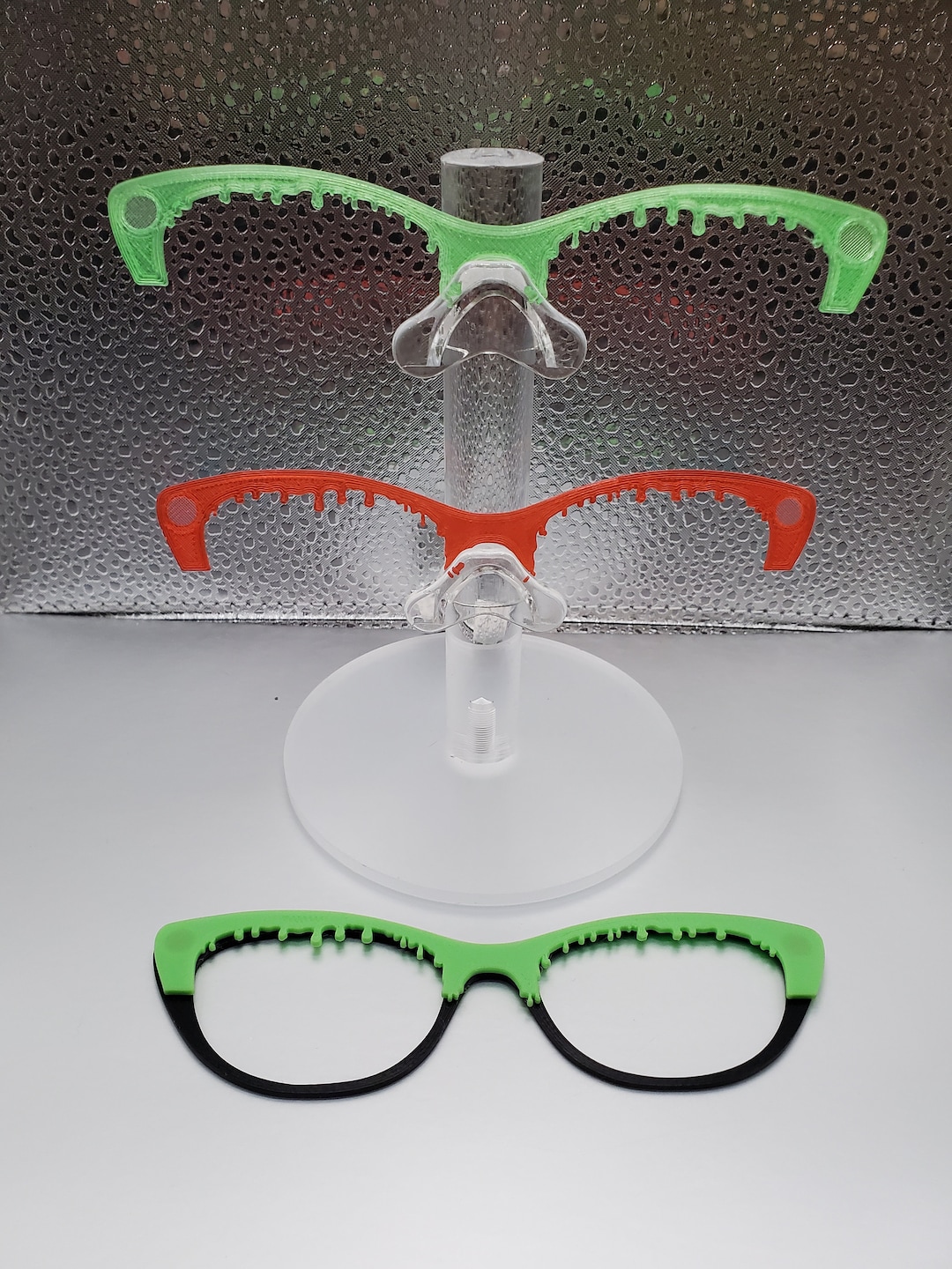 1 3D Printed DRIPPING Brow Topper Magnetic Glasses Toppers With Magnets ...