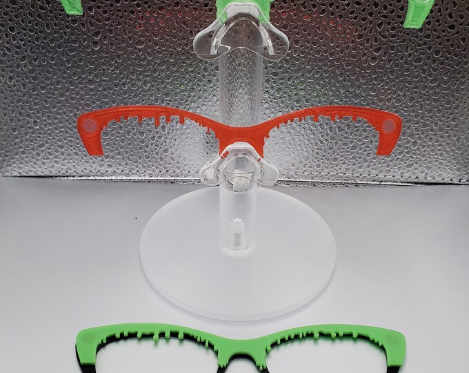 1 3D Printed DRIPPING Brow Topper Magnetic Glasses Toppers With Magnets ...