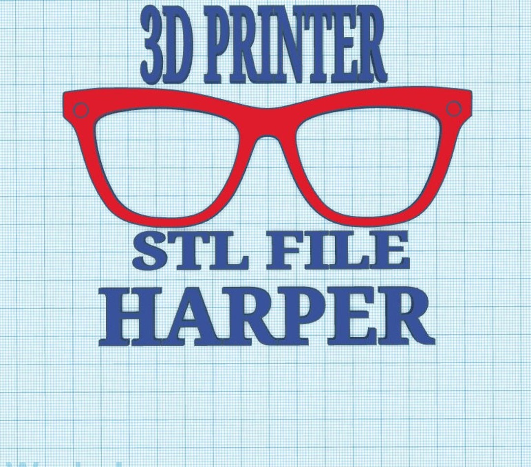 HARPER TOPPER STL File for 3D Printing, Digital Download, Stl ...