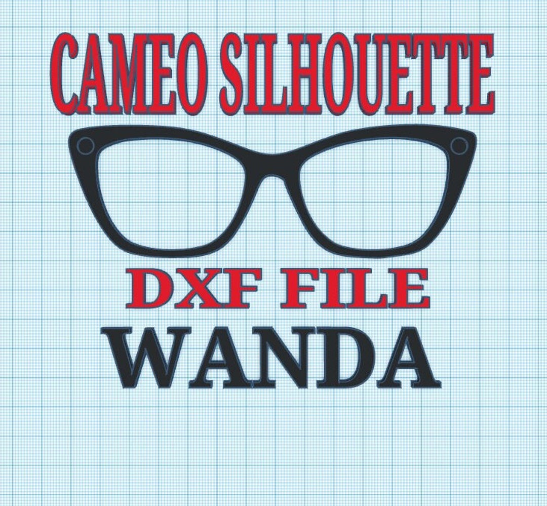WANDA TOPPER Silhouette Cameo DXF File, Eyewear, Topper, Dxf, Digital ...