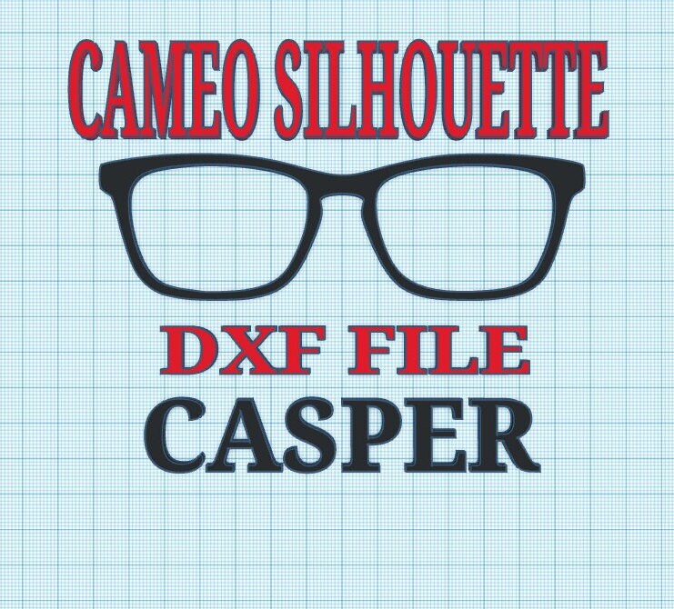 CASPER TOPPER Silhouette Cameo DXF File, Eyewear, Topper, Dxf, Digital Download, Dxf Eyeglasses ...