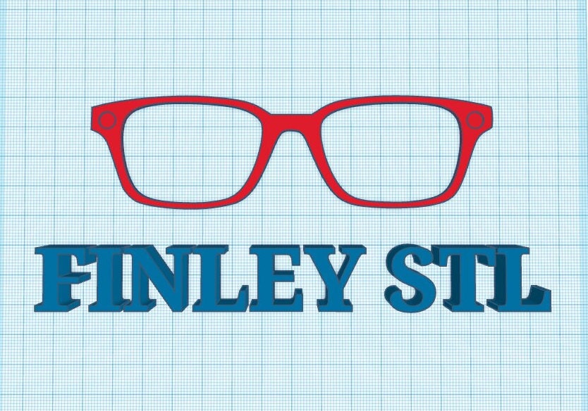 Finley Eyeglasses Topper STL File for 3D Printing (digital Download) - Etsy