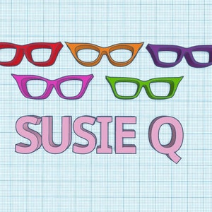 1 SUSIE Q 3D Printed Magnetic Glasses Topper With Magnets INSTALLED ...