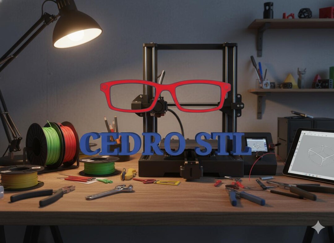 CEDRO Eyeglasses Topper STL File: 3D Printing (digital Download) - Etsy