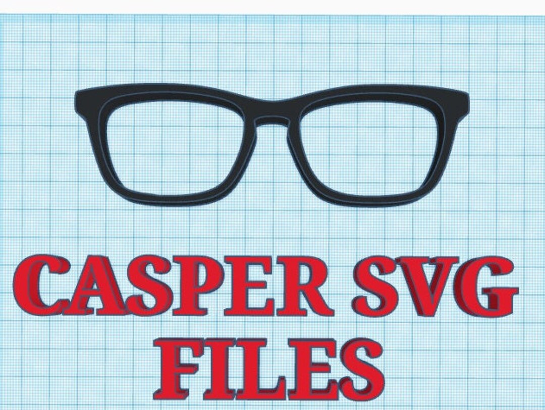 CASPER TOPPER SVG File Eyewear Topper Svg Digital - Etsy