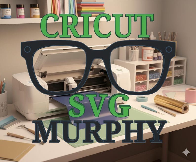 Murphy Eyeglasses Topper SVG File: Cricut Compatible (digital Download ...
