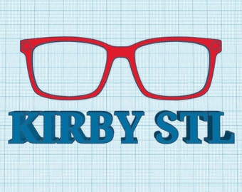 Kirby Topper SVG Dxf AI File - Digital Download for Magnetic Eyewear ...