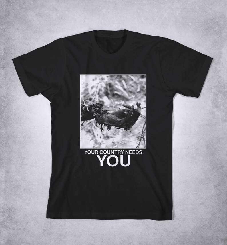 Crass T Shirt Your Country Needs You Punk Shirt Uk Etsy