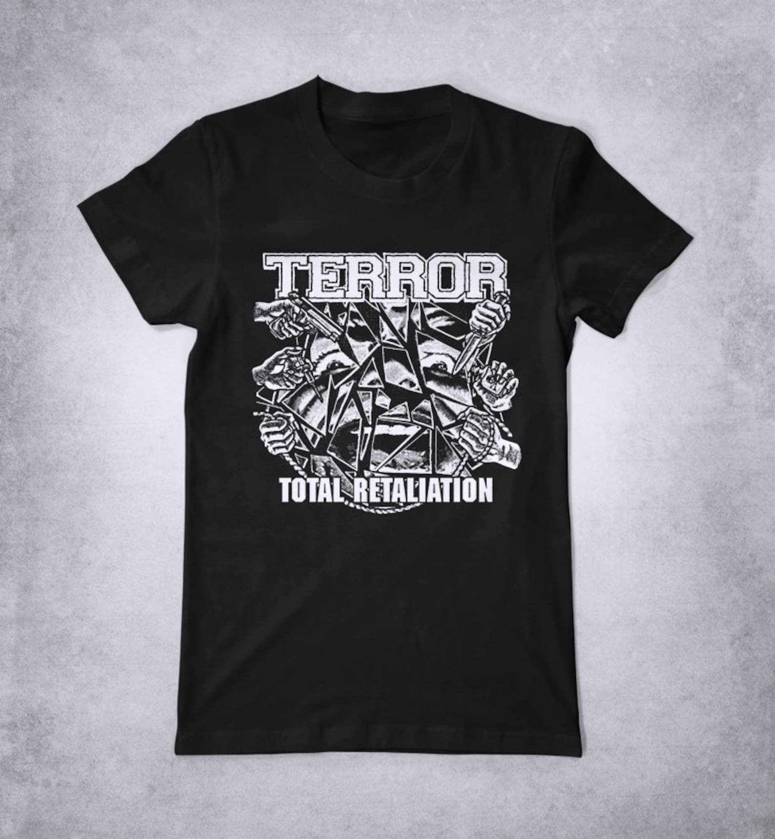 Camiseta TERROR Total Retaliation camisa punk hardcore | Etsy