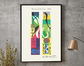 Matisse Beasts of the Sea Poster - Etsy