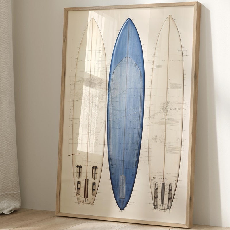 Surfboard Wall Art - Etsy