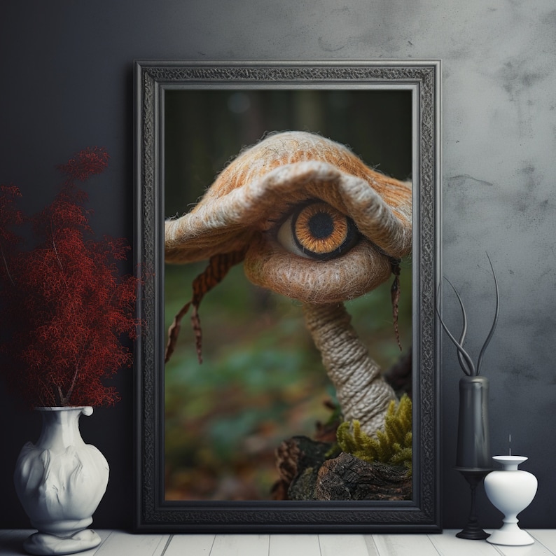 Fantasy Cottagecore Decor Creepy Mushroom for Cottagecore Decor ...