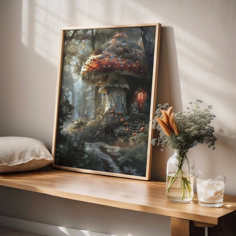 Fantasy Cottagecore Decor Creepy Mushroom for Cottagecore Decor ...