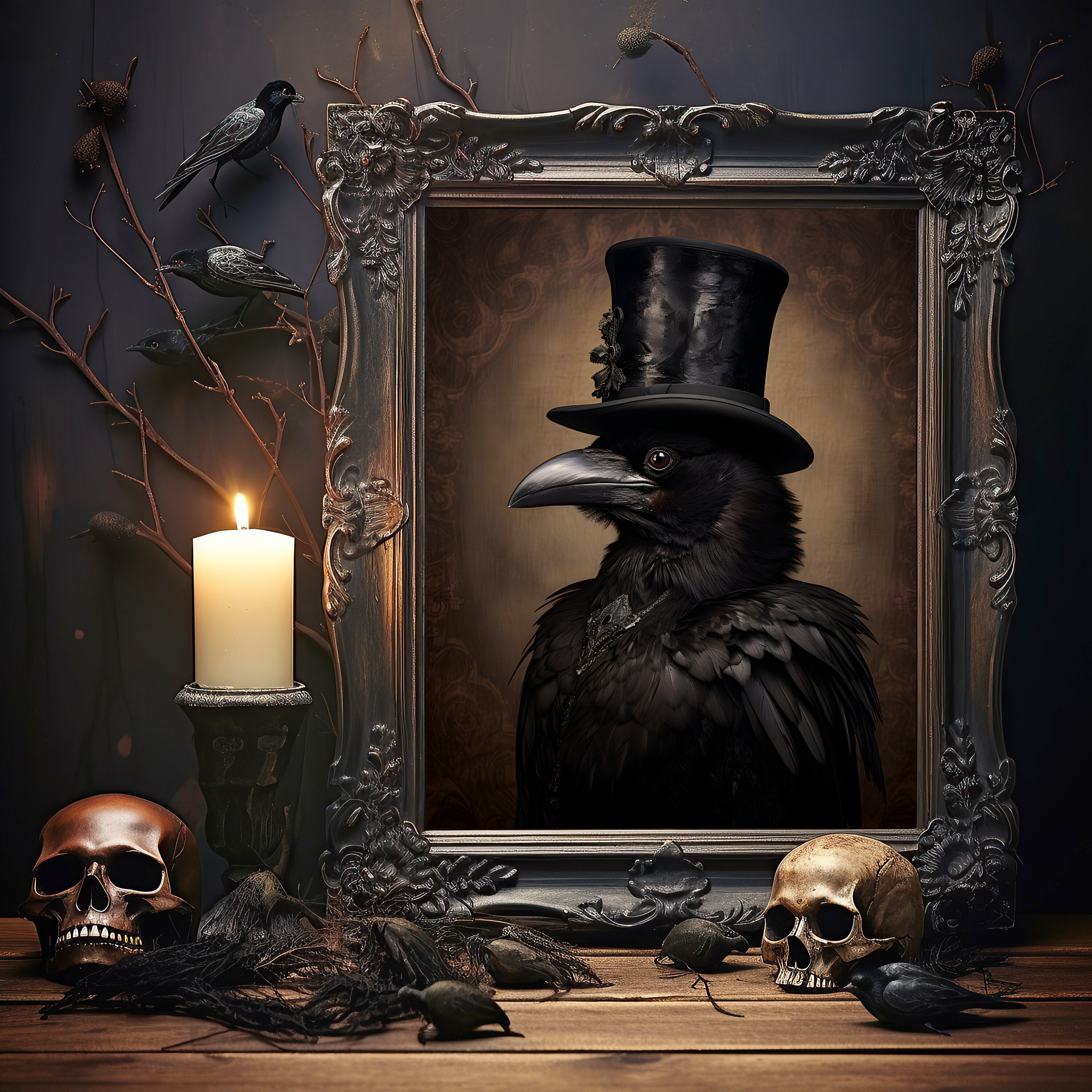 Dark Academia Decor, Vintage Poster, Art Poster Print, Gothic Victorian ...