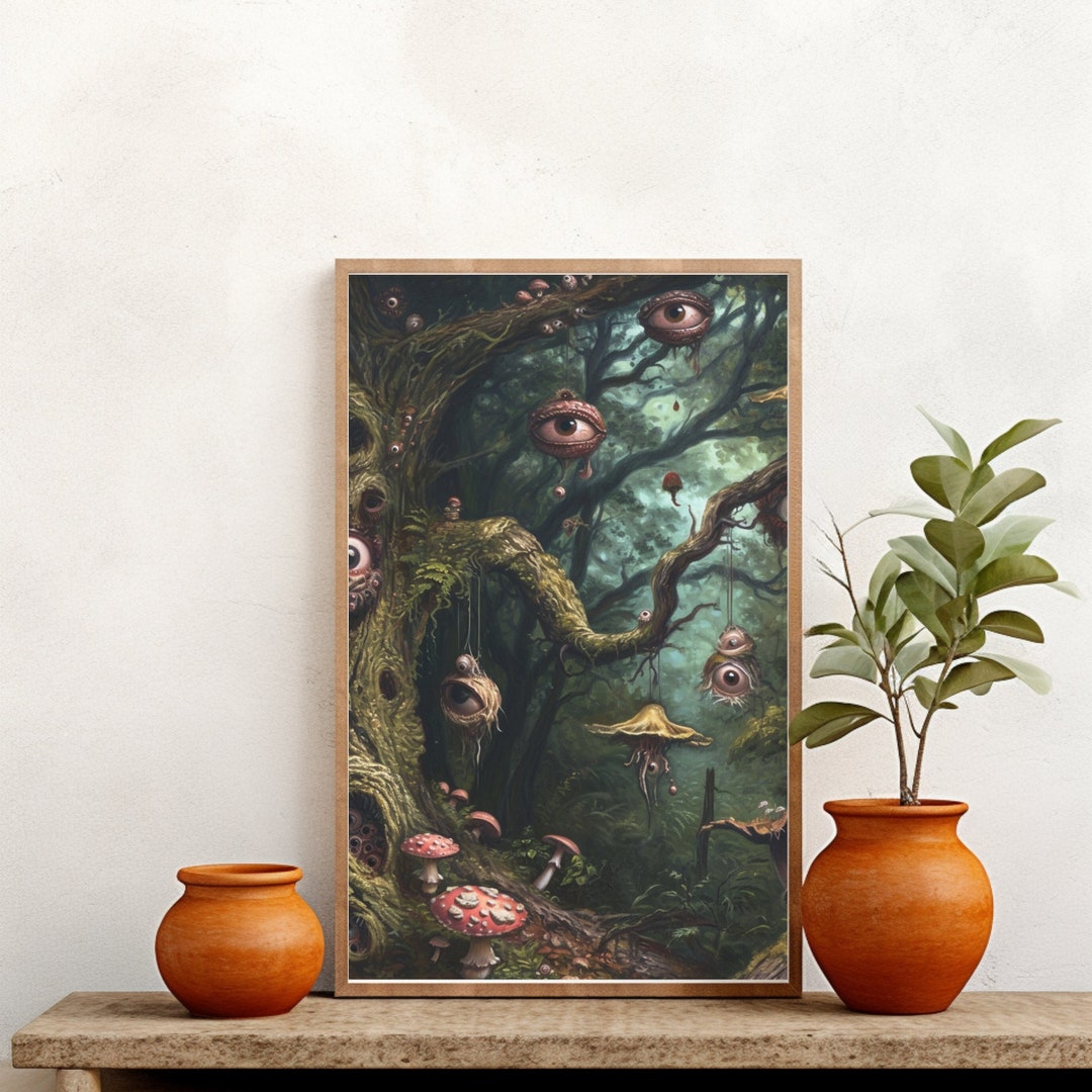 Fantasy Cottagecore Mushroom Decor Creepy Bouquet for Cottagecore Decor ...