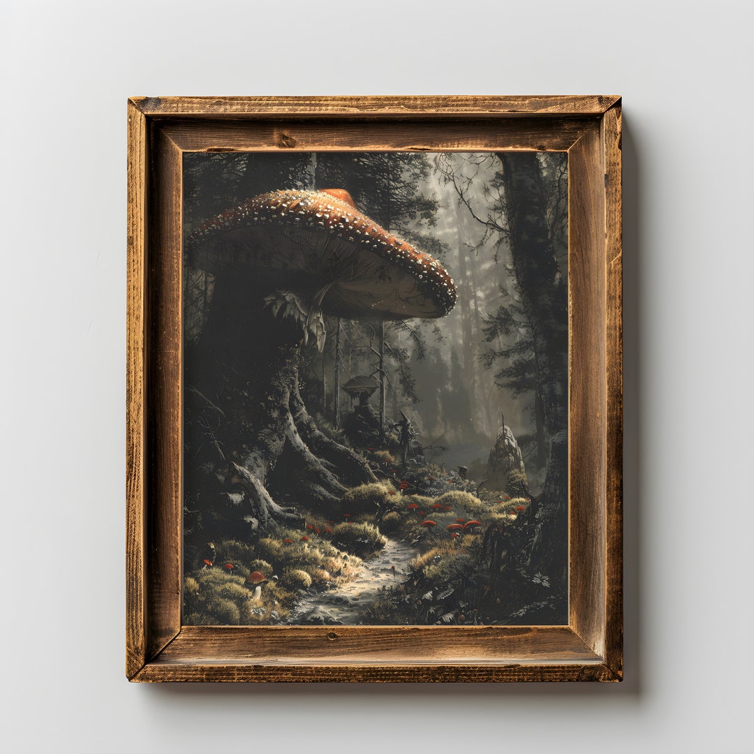 Fantasy Cottagecore Decor Creepy Mushroom for Cottagecore Decor ...