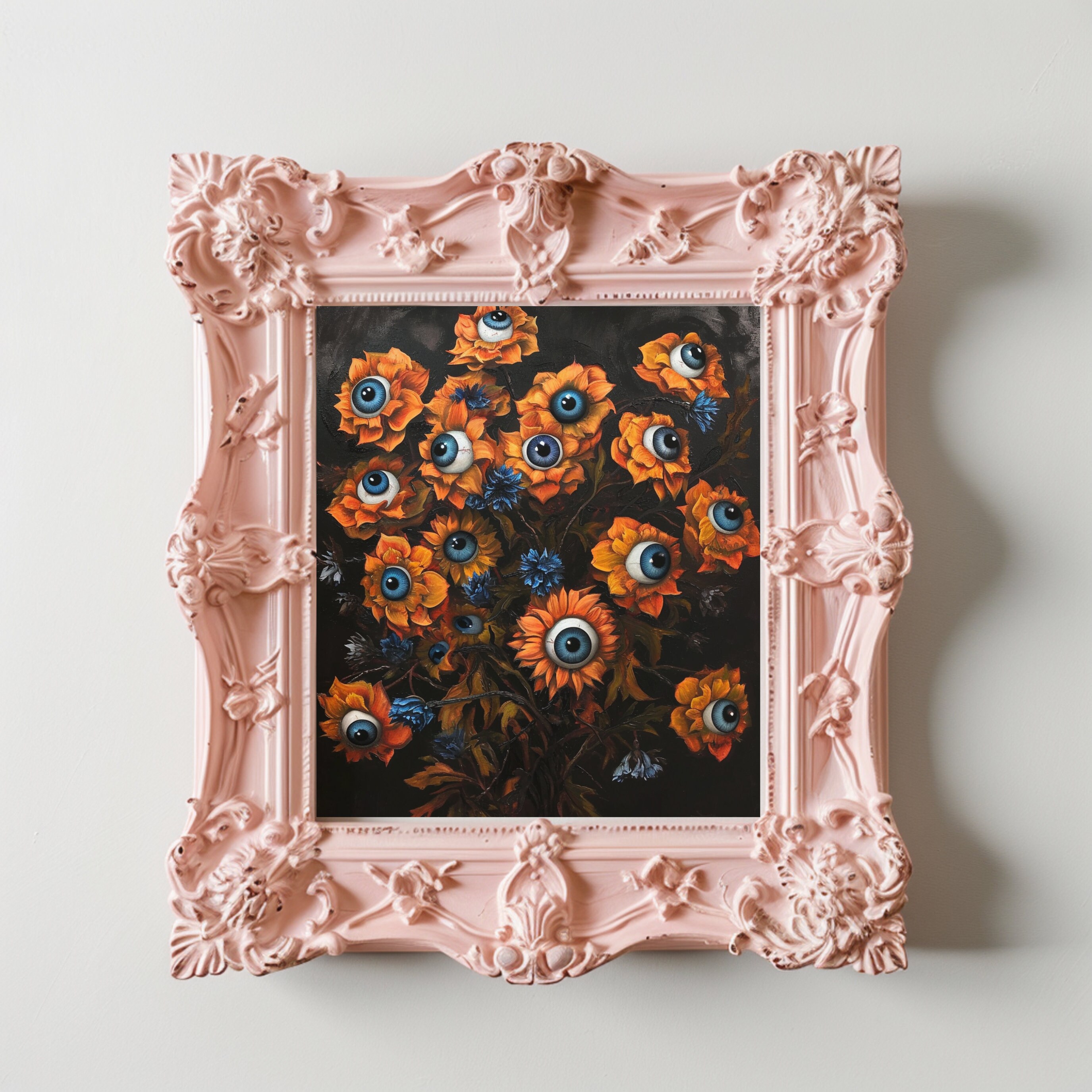 Fantasy Cottagecore Decor Creepy Bouquet for Cottagecore Decor ...