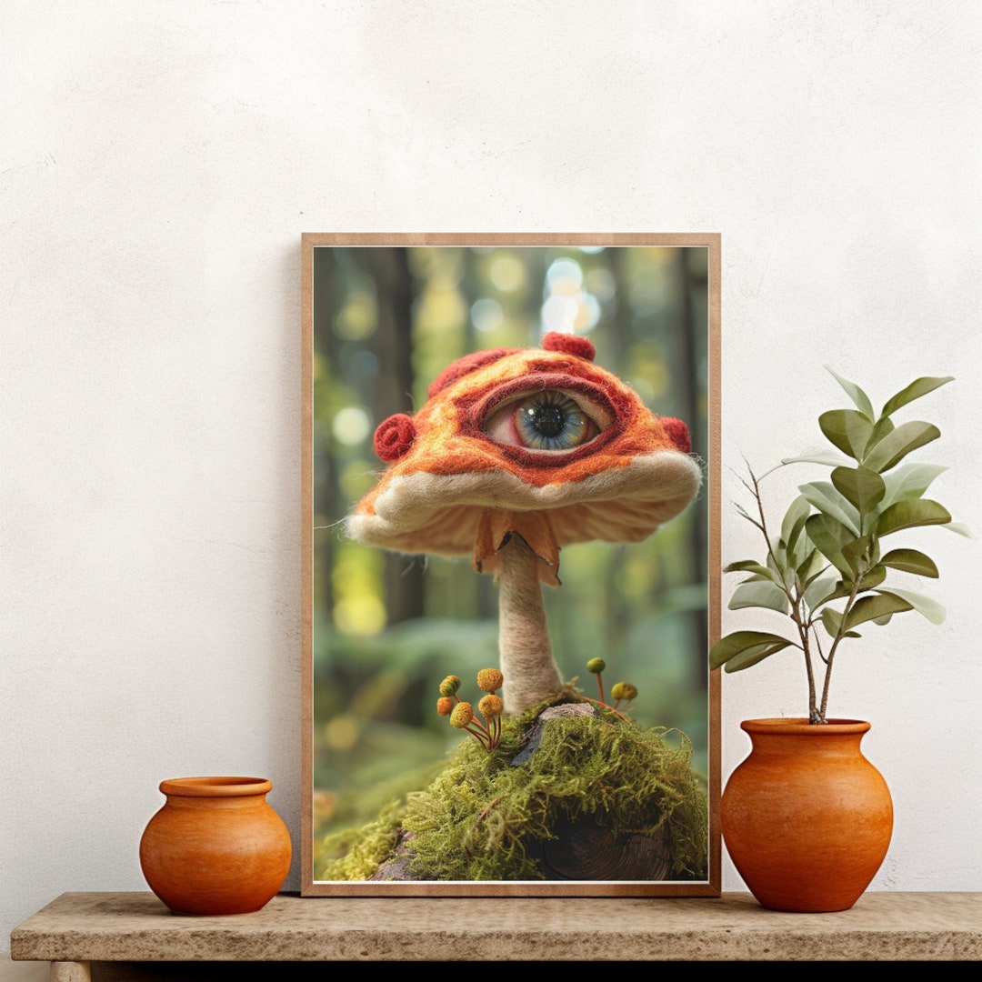 Fantasy Cottagecore Decor Creepy Mushroom for Cottagecore Decor ...
