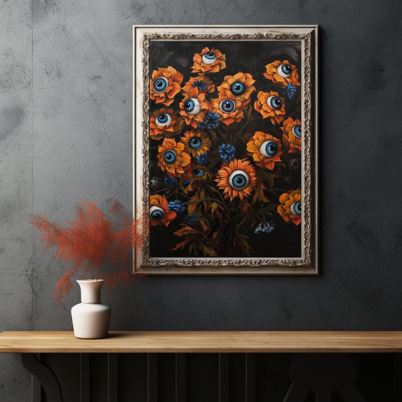 Fantasy Cottagecore Decor Creepy Bouquet for Cottagecore Decor ...