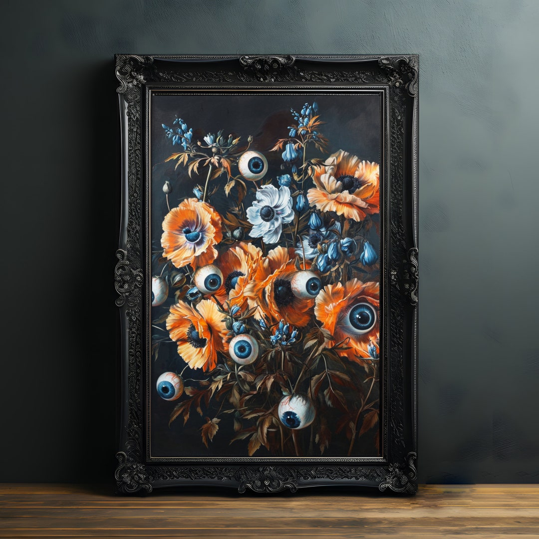 Fantasy Cottagecore Decor Creepy Bouquet for Cottagecore Decor ...