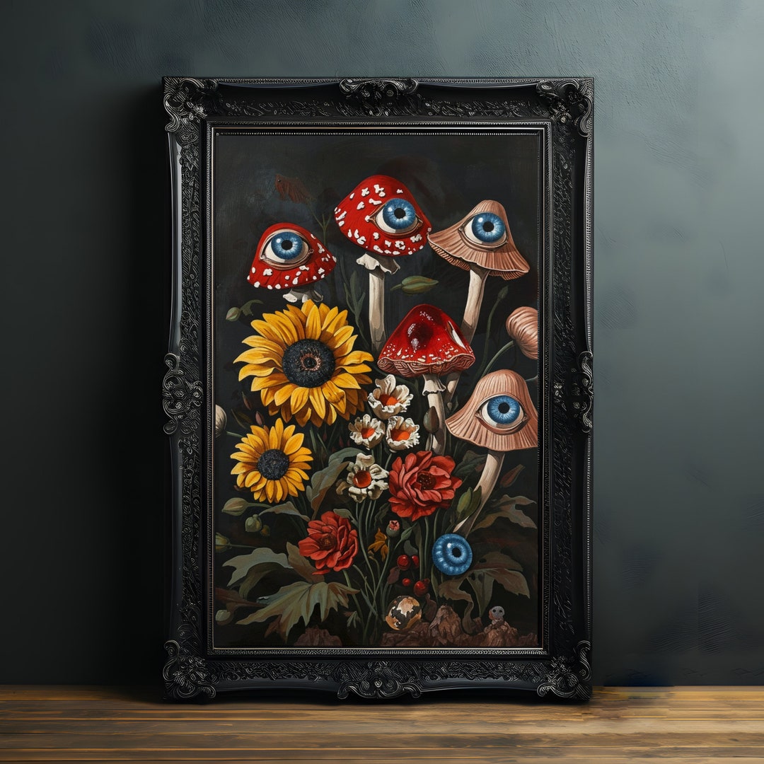 Fantasy Cottagecore Decor Creepy Mushroom for Cottagecore Decor ...