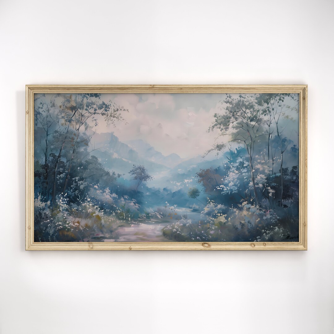 Frame TV Art Wildflowers, Samsung Spring Wild Flowers Field TV Art ...