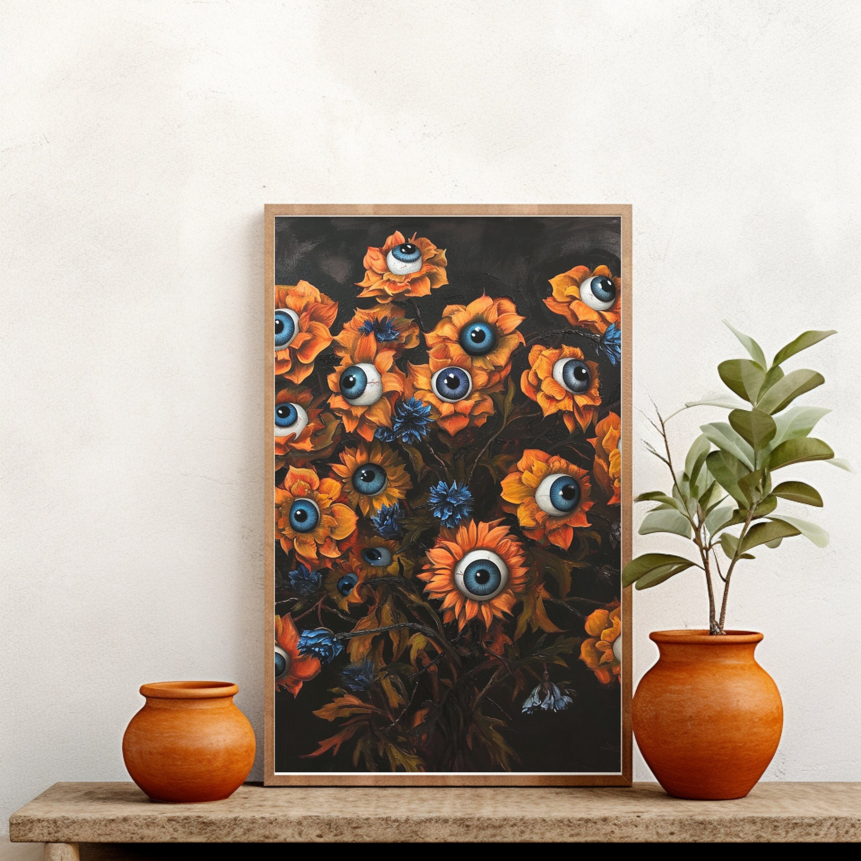 Fantasy Cottagecore Decor Creepy Bouquet for Cottagecore Decor ...