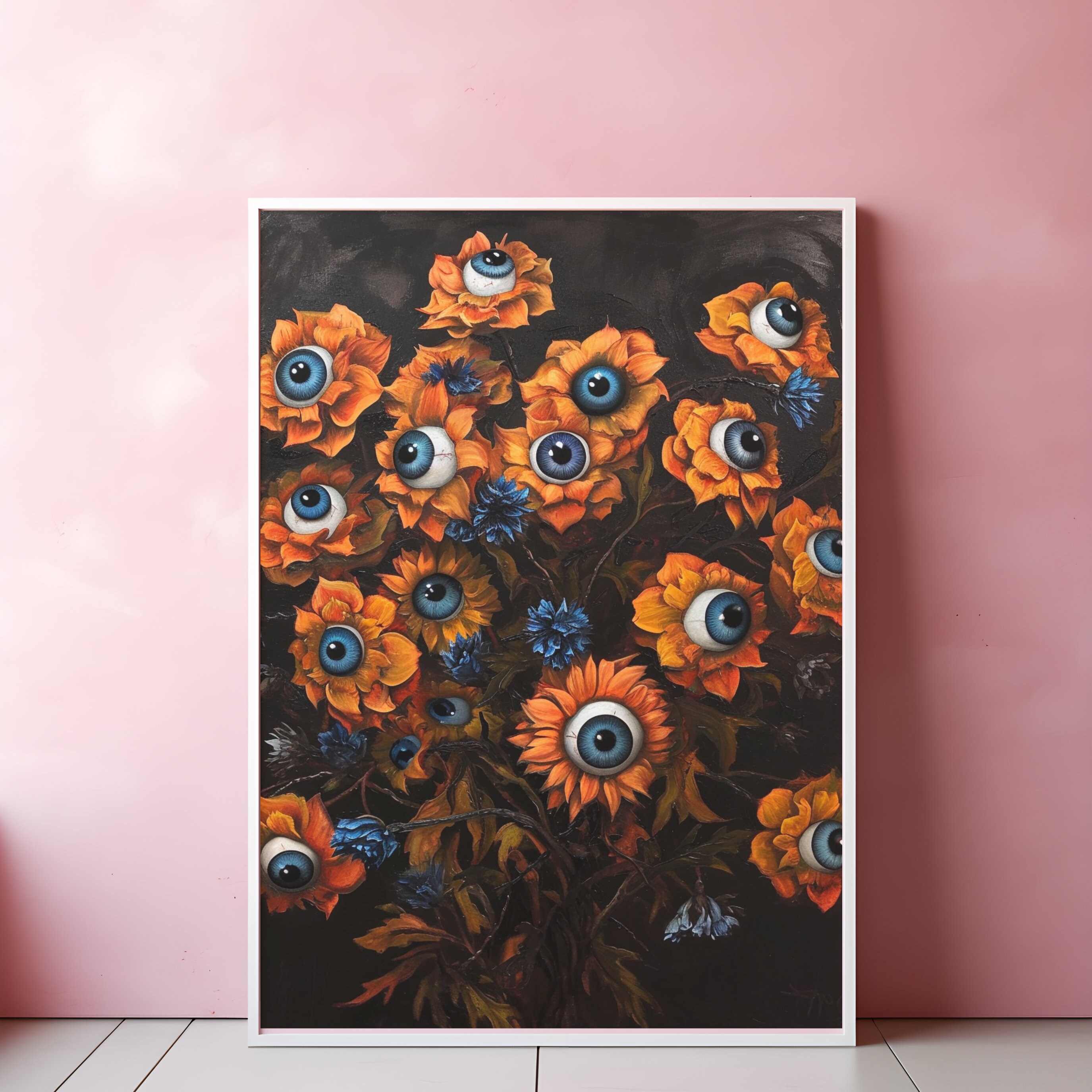 Fantasy Cottagecore Decor Creepy Bouquet for Cottagecore Decor ...