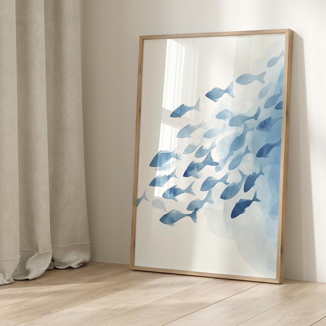 Fish Print, Fish Wall Art, Coastal Wall Art, Beachy Wall Art ...