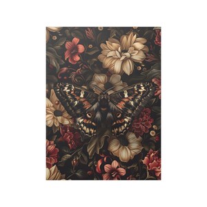 Dark Academia Decor Moth Art Print for Room Decor, Weirdcore Wall Art ...