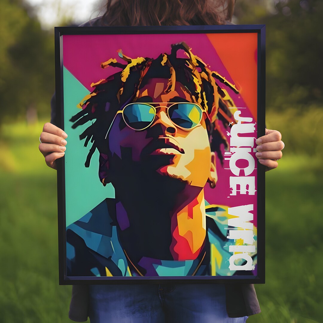 Juice WRLD Poster Print Musical Legend Tribute - Etsy