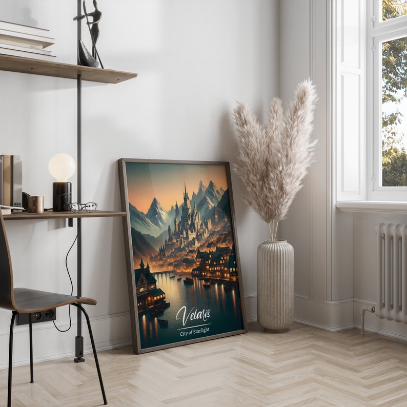 Velaris Print, Acotar Print, A Court of Thorns and Roses, Velaris Art ...