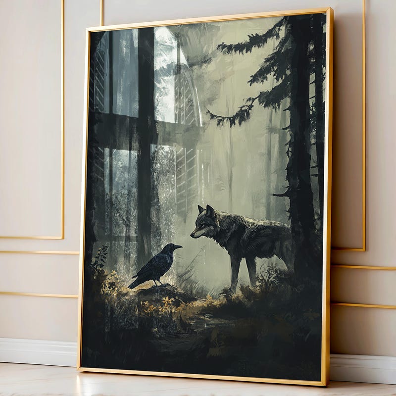Fox and Crow - Etsy