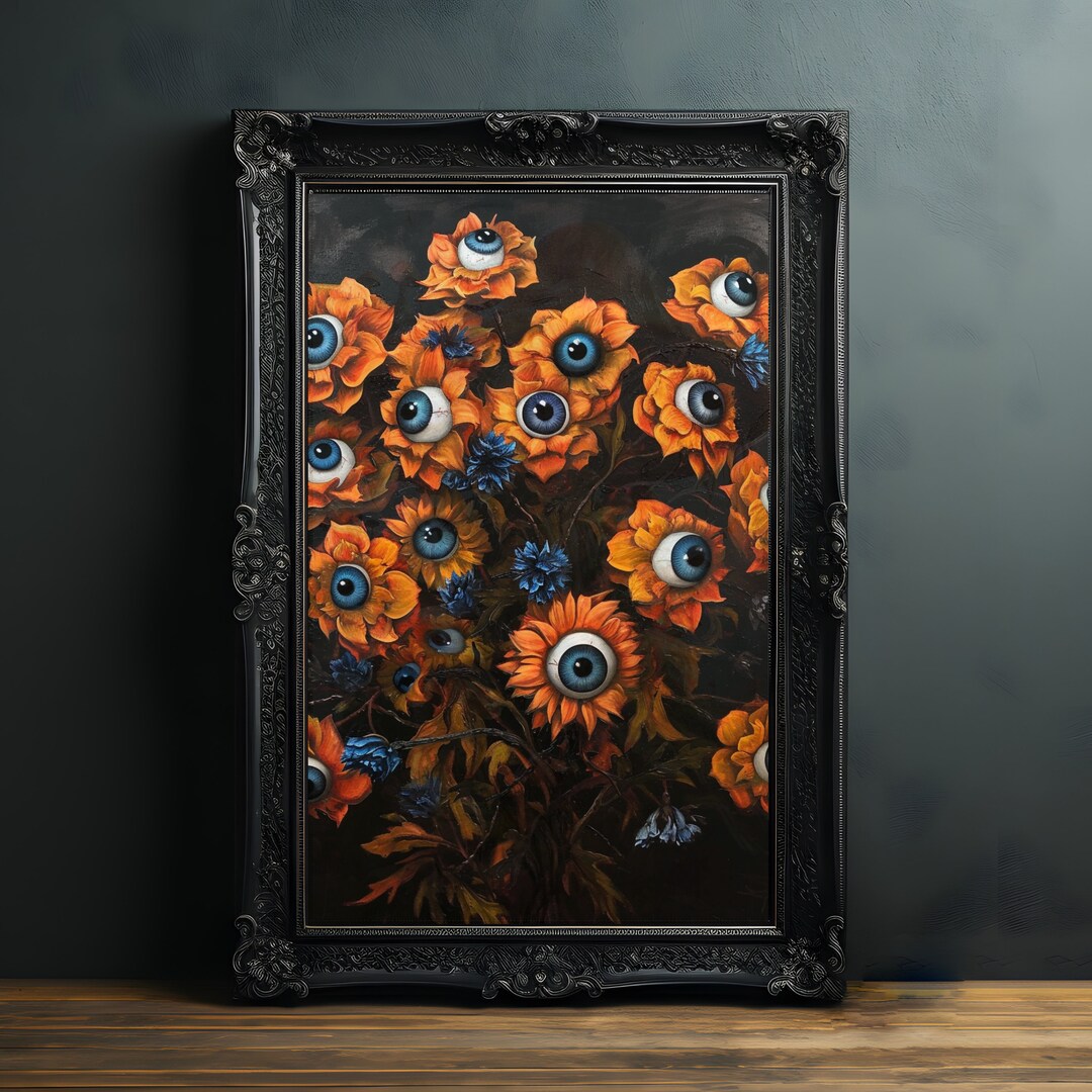 Fantasy Cottagecore Decor Creepy Bouquet for Cottagecore Decor ...