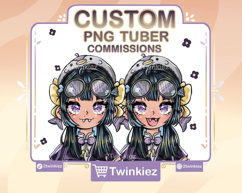 CUSTOM Pngtuber Model Commissions for Twitch/youtube - Etsy